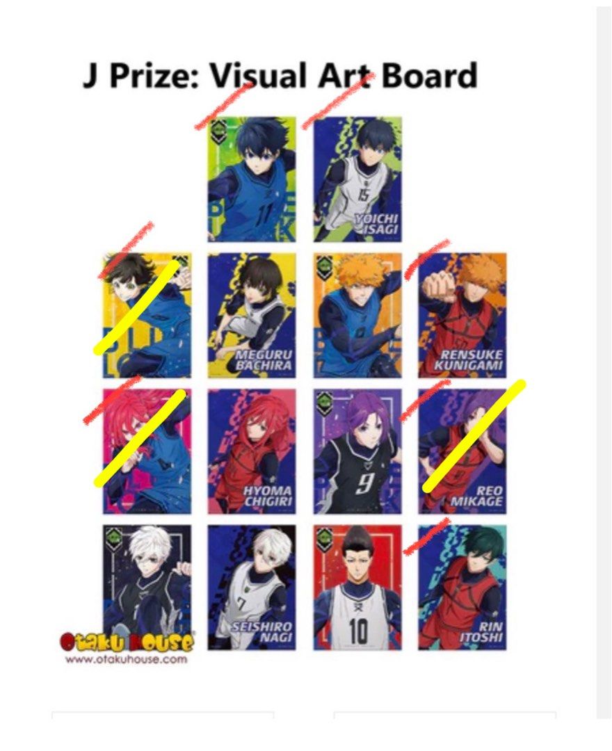 BLUELOCK kuji / BLUELOCK the second kuji / Isagi stand / Isagi acrylic ...