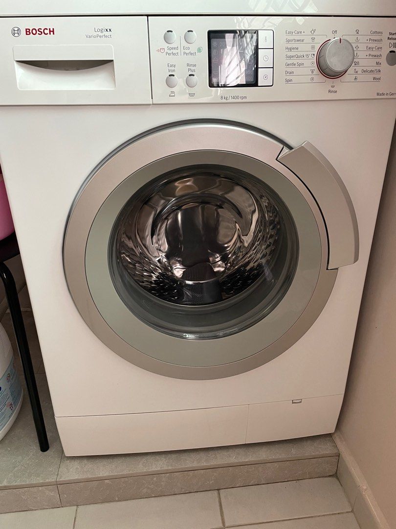 Bosch Logixx Varioperfect 8kg washing machine, TV & Home Appliances ...
