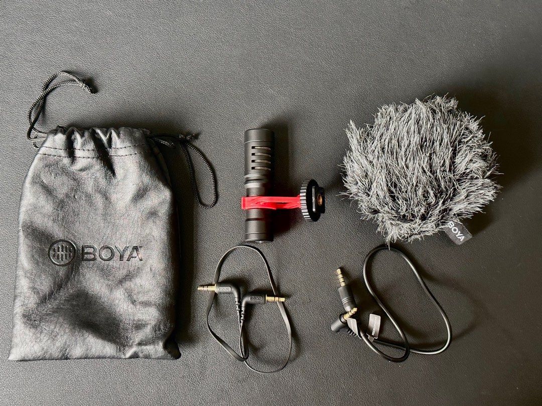 Boya by-mm1 shotgun mic, Audio, Microphones on Carousell
