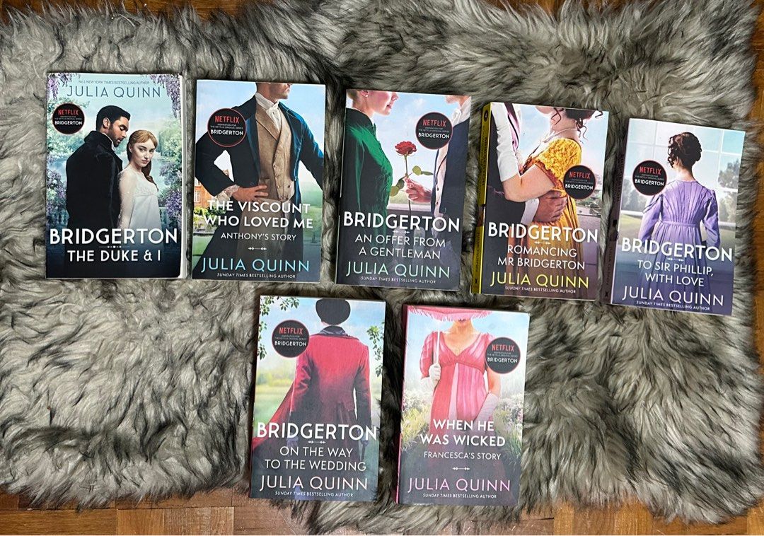 Bridgerton Books by Julia Quinn, Hobbies & Toys, Books & Magazines ...