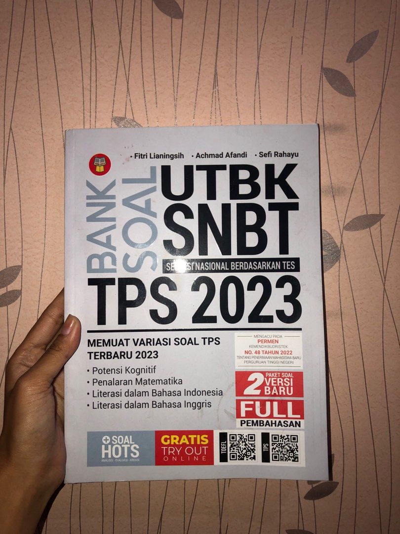 Buku UTBK SNBT TPS 2023( GRATIS TRY OUT), Buku & Alat Tulis, Buku di Carousell