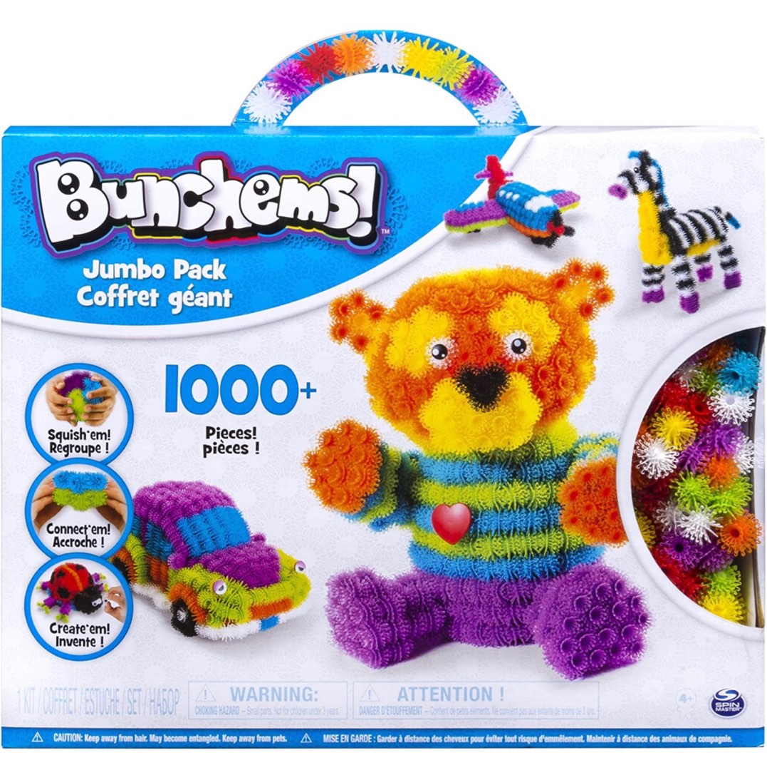 Gift idea Bunchems Jumbo Pack with Over 1000 pcs, Hobbies & Toys, Toys ...