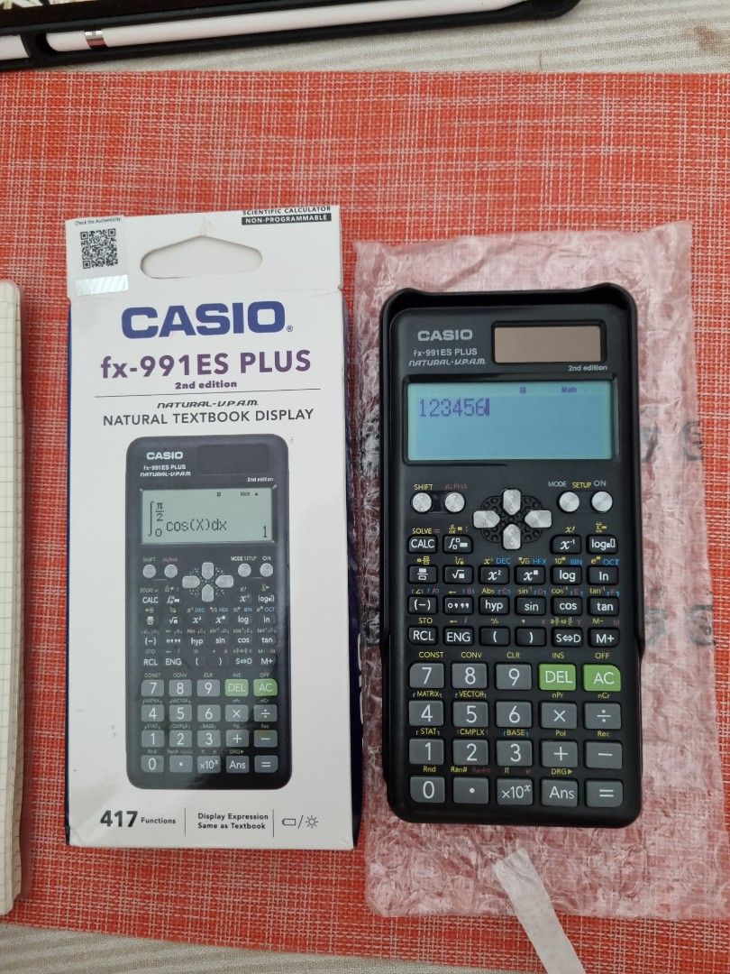 Casio fx-991ES PLUS 2nd Edition Scientific Calculator, Computers & Tech ...