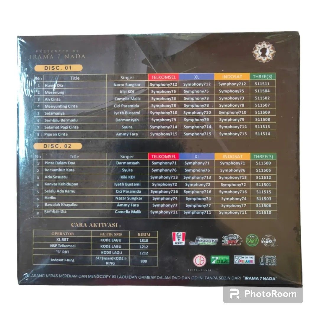 CD KFC Album Symphony Tembang Melayu, Musik & Media, CD, DVD & Lainnya ...