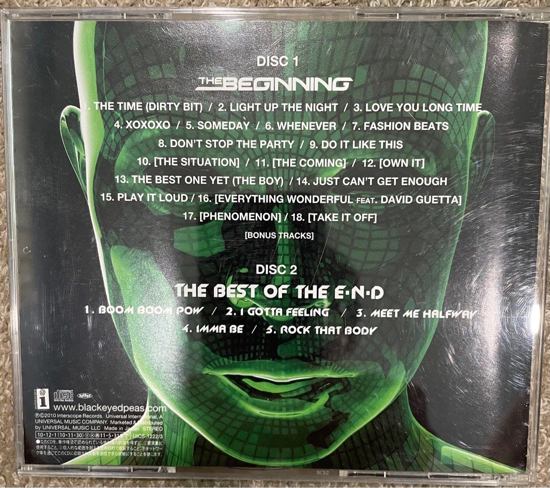 CD: rap, hip hop, dance - The Black Eyed Peas The Beginning Special ...
