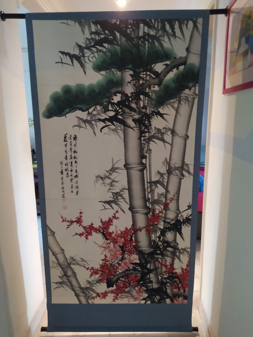 Chinese Painting, Hobbies & Toys, Memorabilia & Collectibles, Vintage Collectibles on Carousell