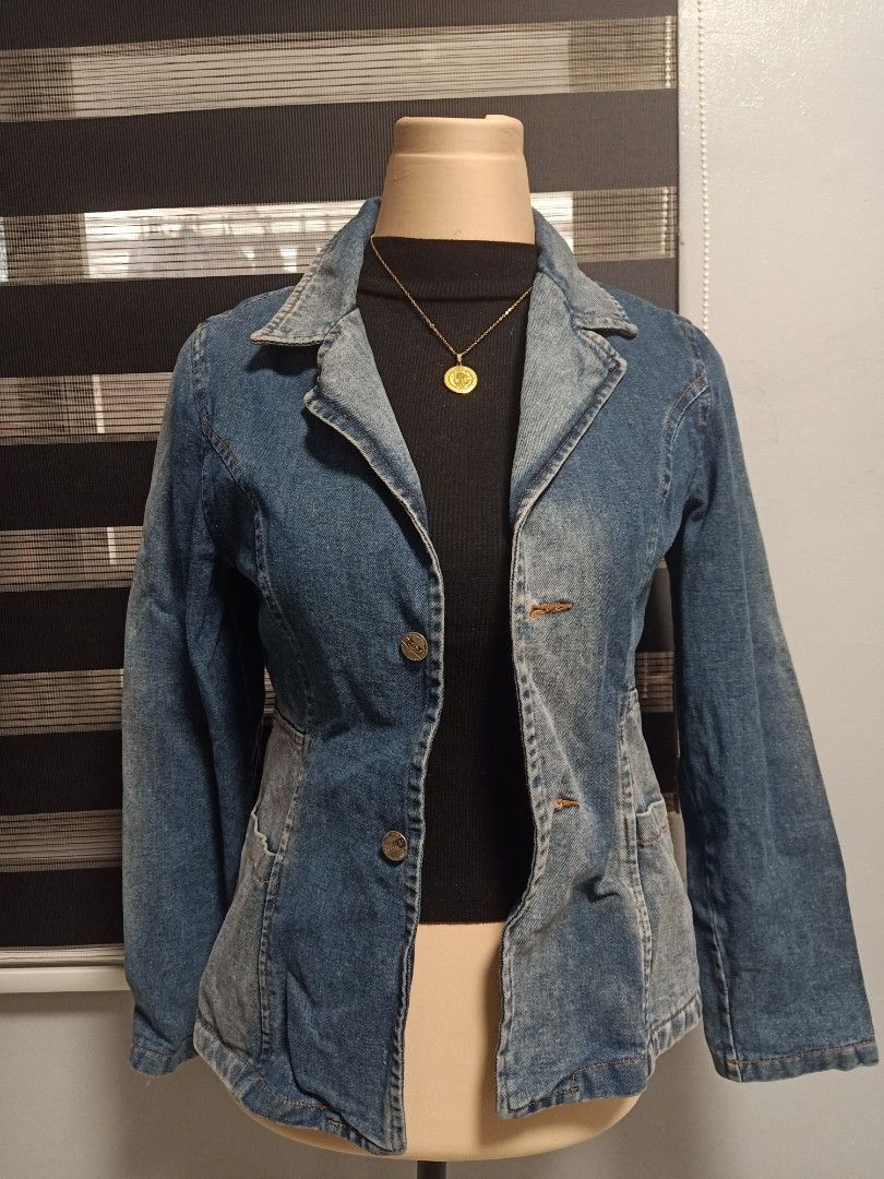 Christian Dior Denim Jacket, Women's Fashion, Coats, Jackets and ...