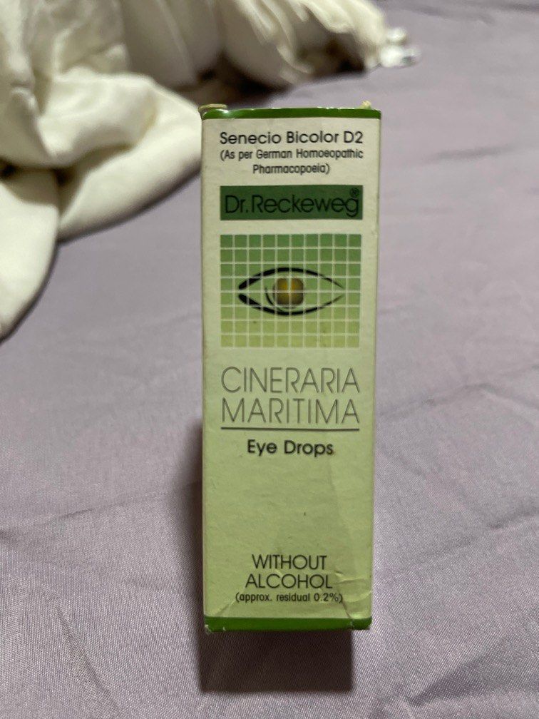 Cineraria Maritima Eye Drops, Beauty & Personal Care, Vision Care on ...
