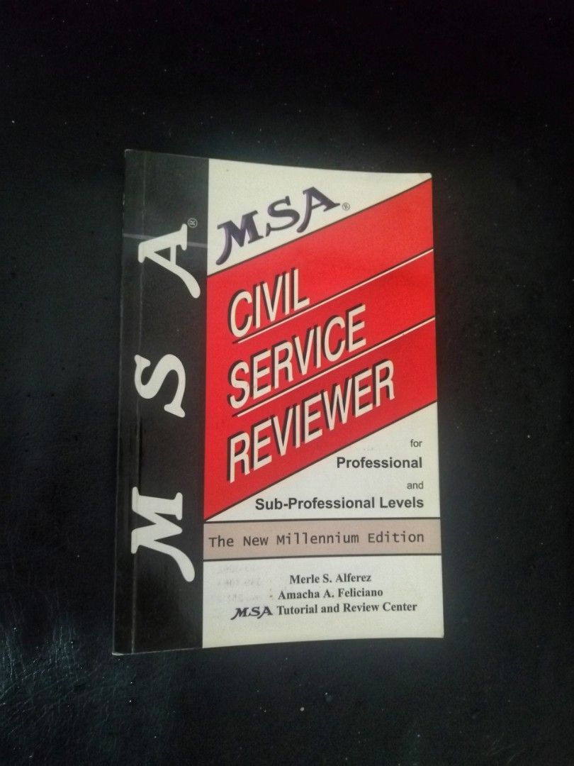 Civil Service Reviewer, Hobbies & Toys, Books & Magazines, Assessment ...
