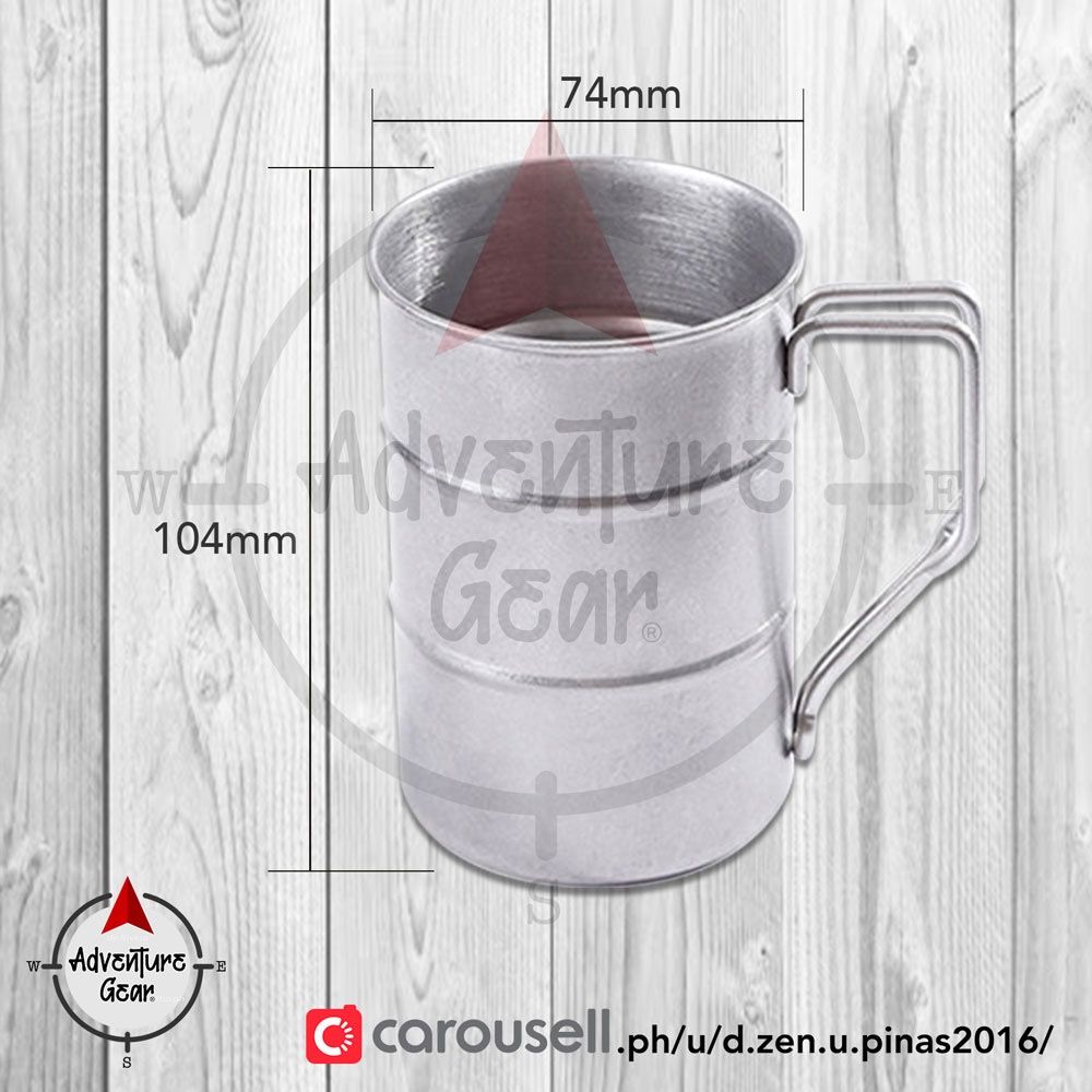 Classic Oil Drum Mug Stainless 350mL on Carousell