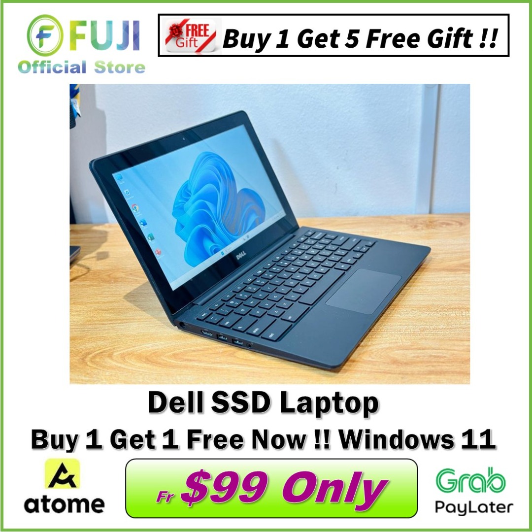 Clearance !! Dell Win 11 Intel Laptop !! 4GB RAM - Windows 11 + Free MS ...