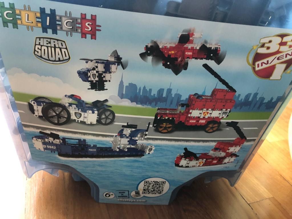 Clics Hero Squad and Clics Glow in the dark Rolerbox, Hobbies & Toys ...