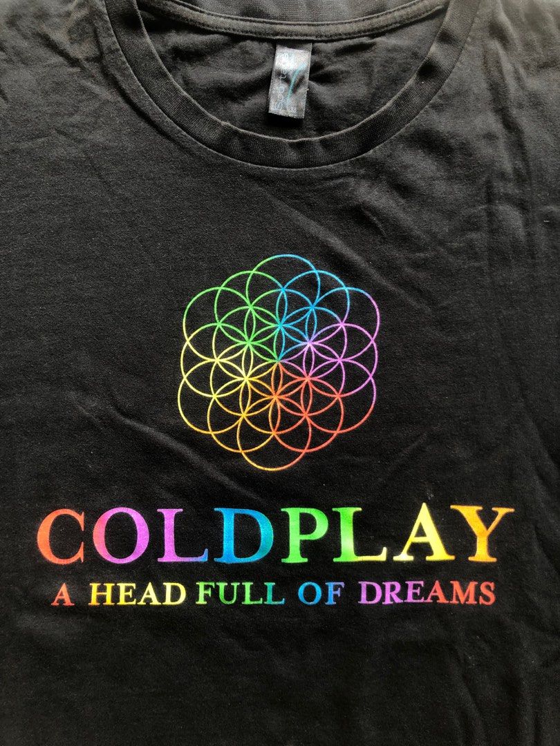 Coldplay Official Merchandise Of Australian Concert, Fesyen Pria ...