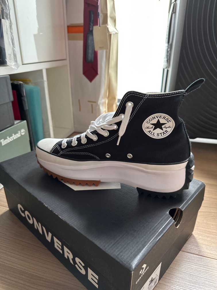 Converse Black High Cut, Men's Fashion, Footwear, Sneakers on Carousell