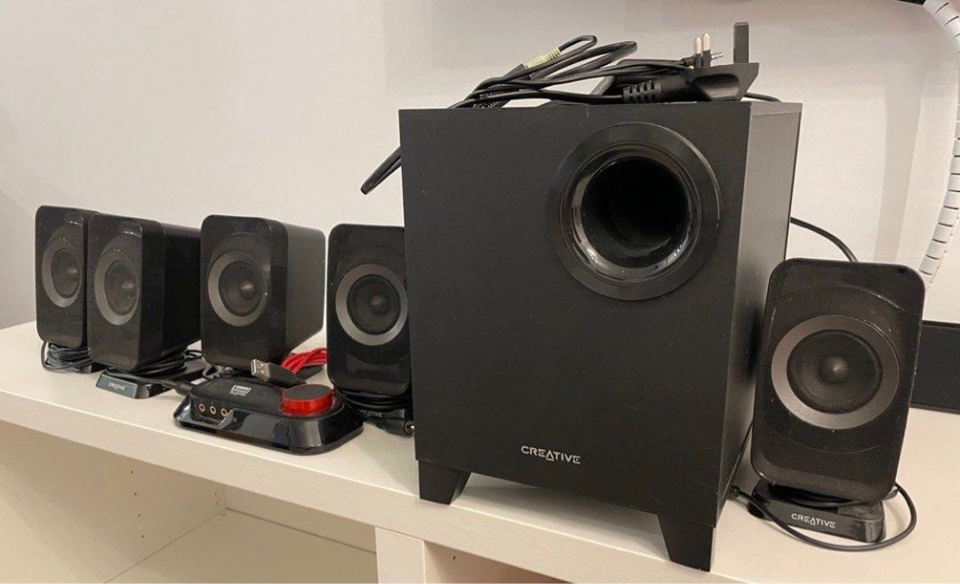 Creative INSPIRE 5.1 Speaker System, Audio, Soundbars, Speakers ...