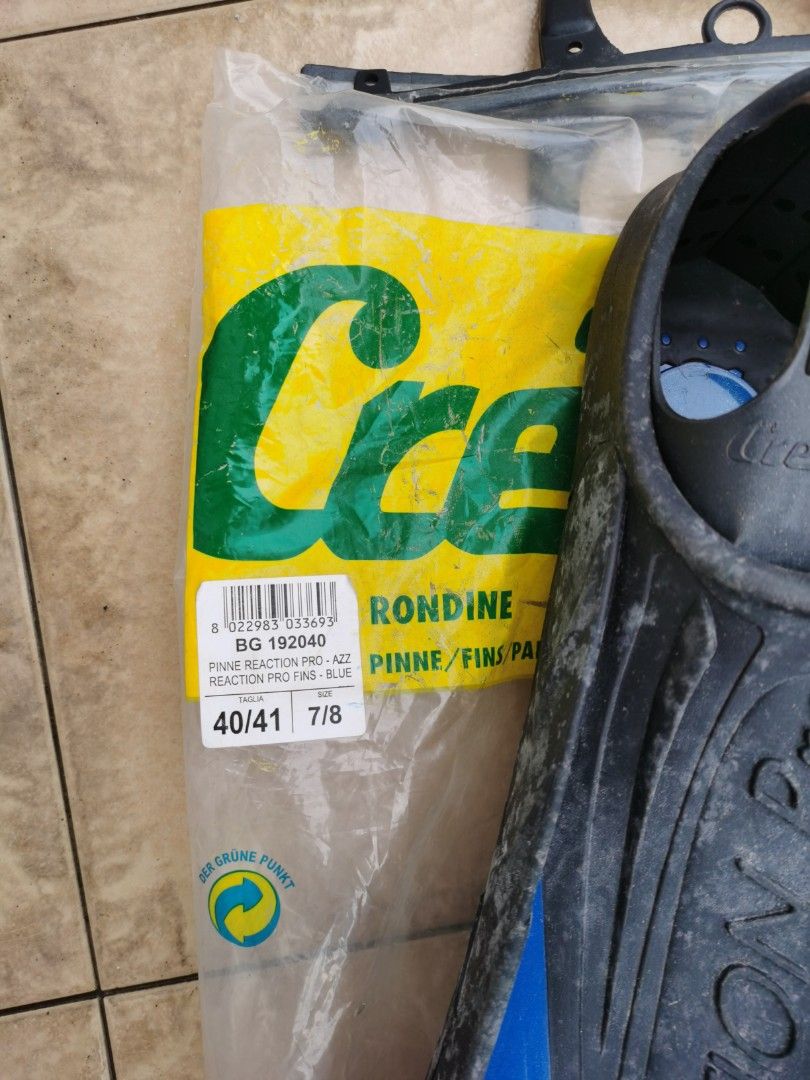 Cressi Reaction Pro Fins, Sports Equipment, Other Sports Equipment and ...