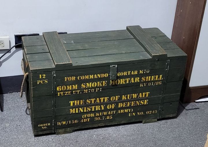 Custom made crate (foot locker) on Carousell