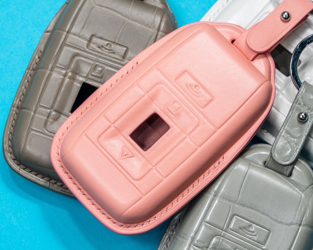 Custom Made Rolls Royce Car Key Pouch in Crocodile and Nappa Leathers ...