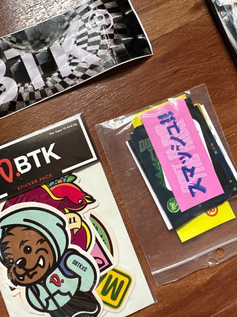 DBTK sticker packs on Carousell
