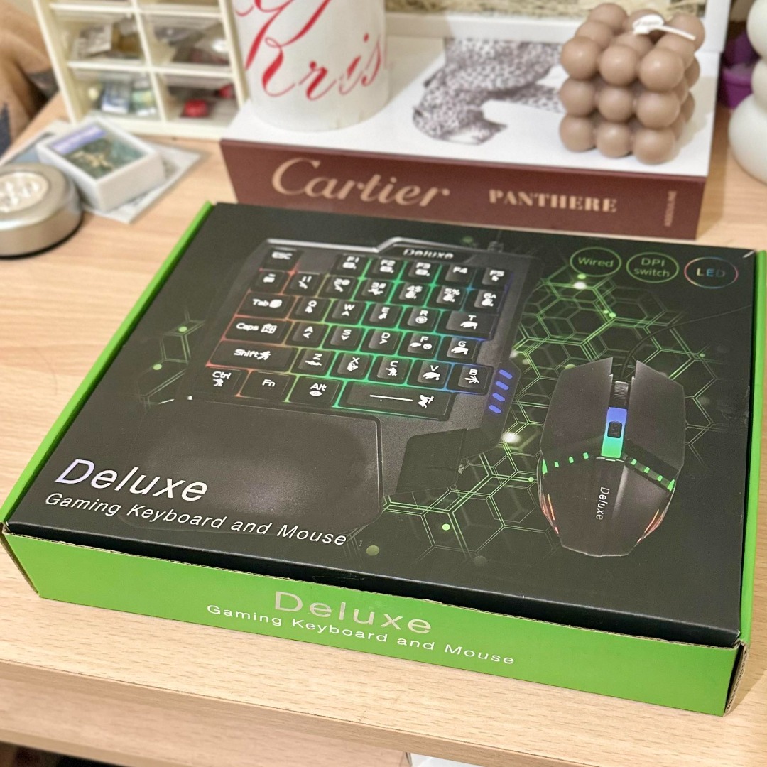 Deluxe Gaming Keyboard and Mouse on Carousell