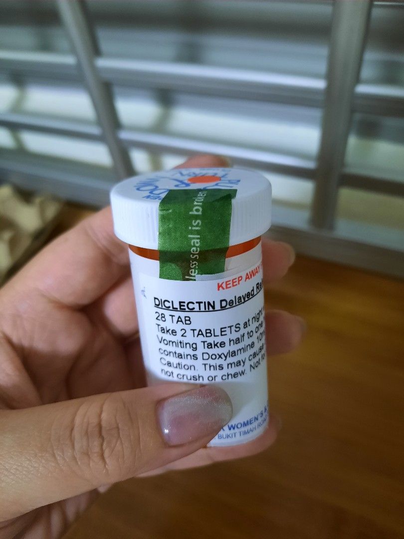 Diclectin Delayed Release Tablet 28Tab, Health & Nutrition, Health ...