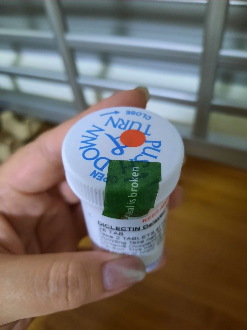 Diclectin Delayed Release Tablet 28Tab, Health & Nutrition, Health ...