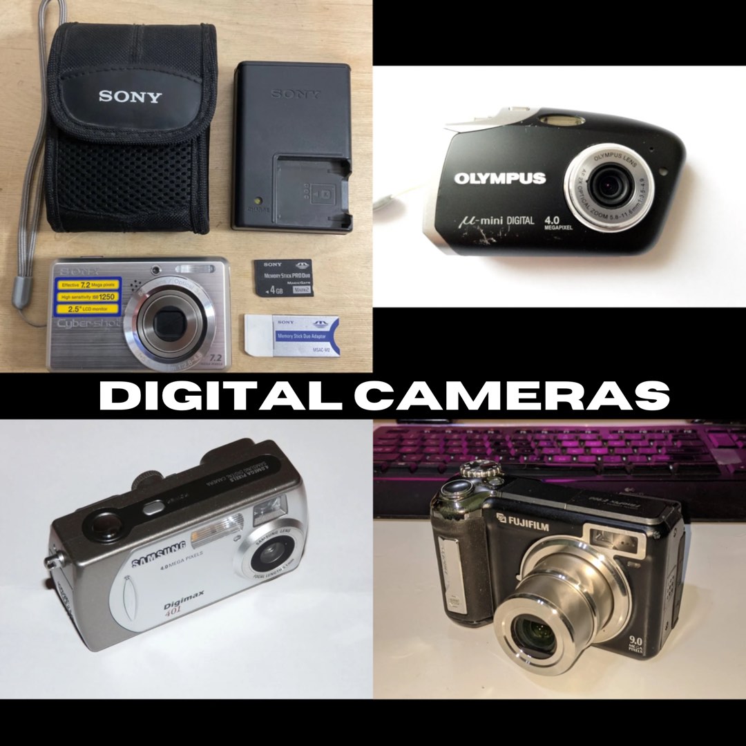 DIGITAL CAMERAS FOR SALE, Photography, Cameras on Carousell