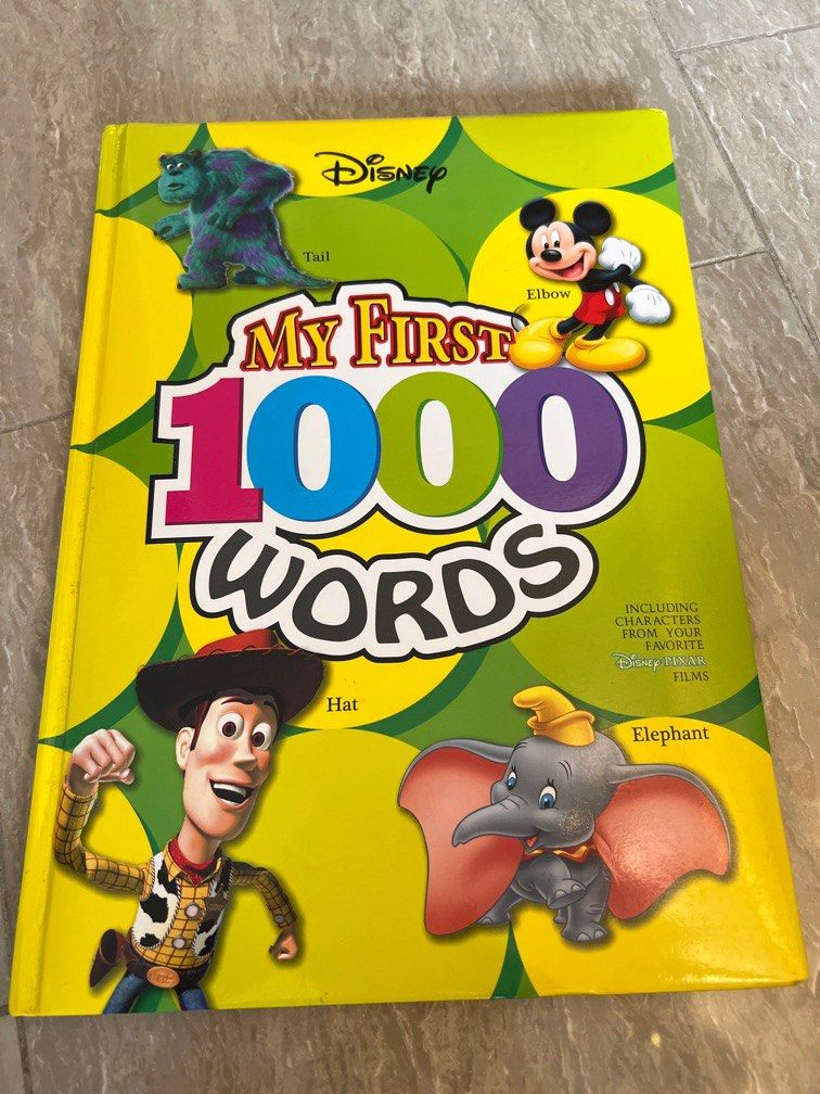Disney My First 1000 words book, Hobbies & Toys, Books & Magazines ...