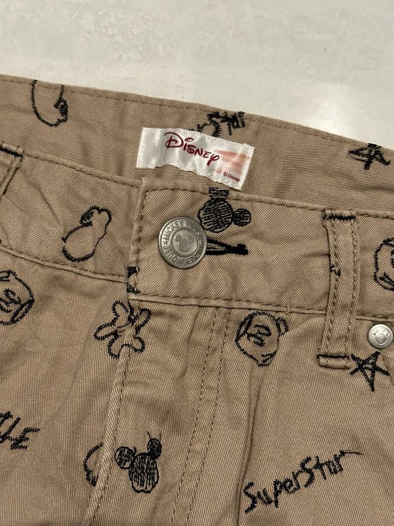 Disney Mickey Mouse Khaki Pants Jeans | Cream Choco Brown Celana ...