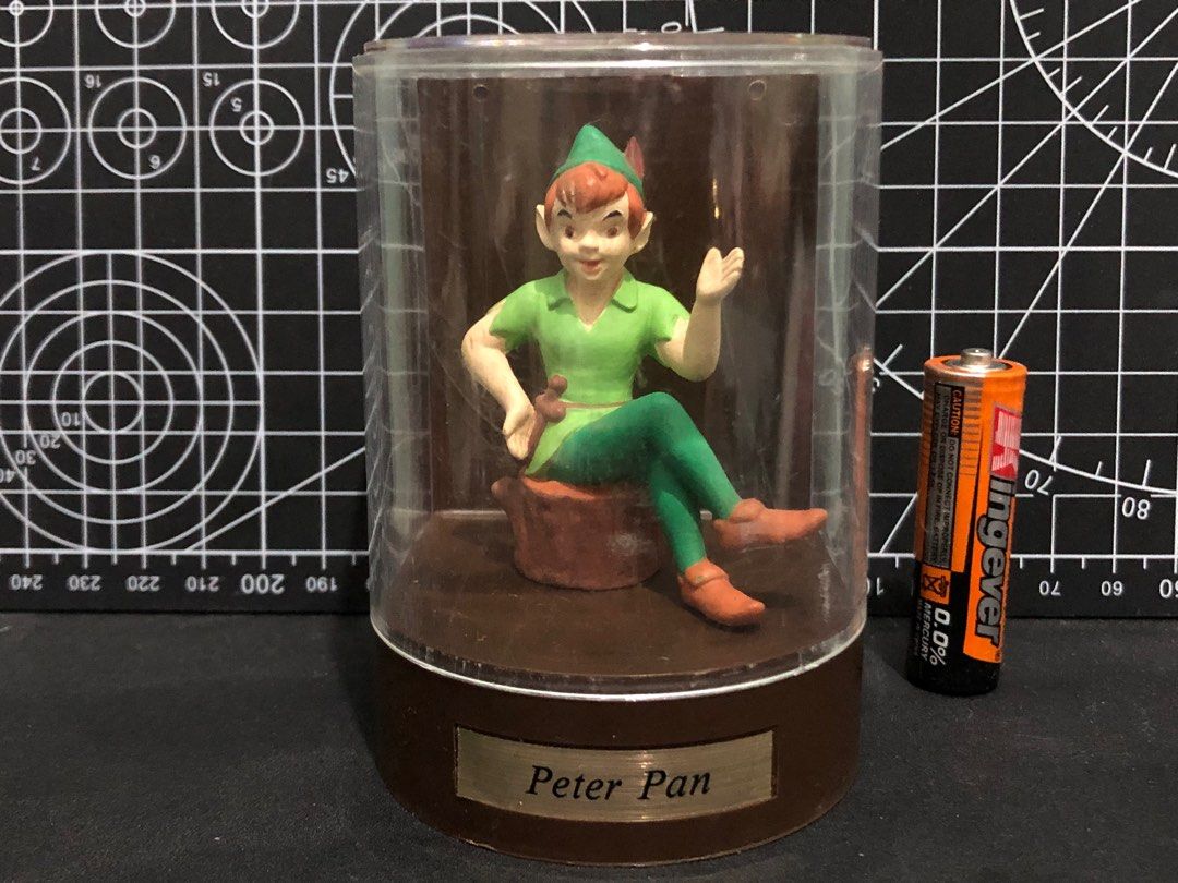 Disney Peter Pan Mini Fig With Acrylic Case on Carousell