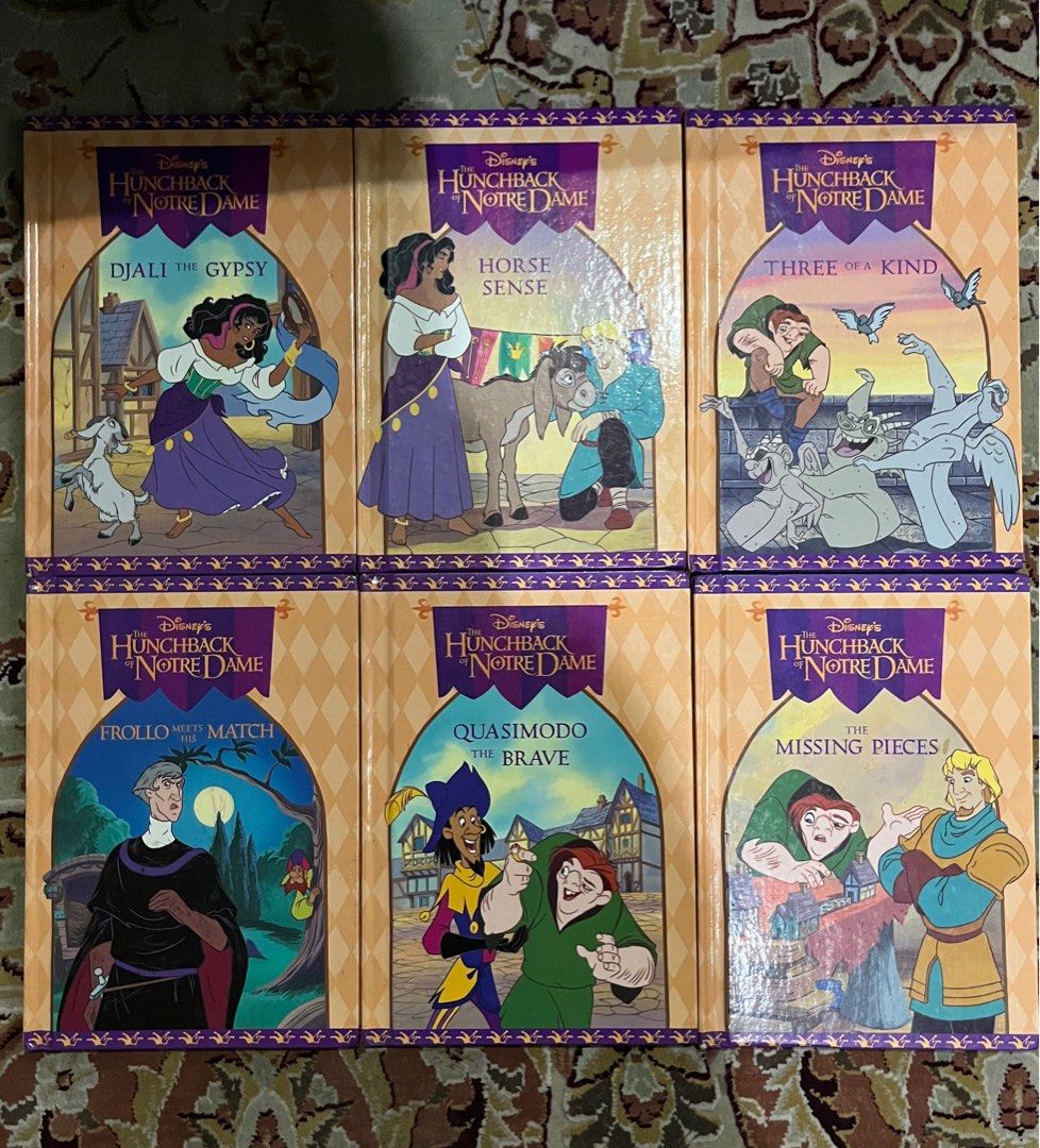 Disney The Hunchback of Notre Dame book collection, Hobbies & Toys ...