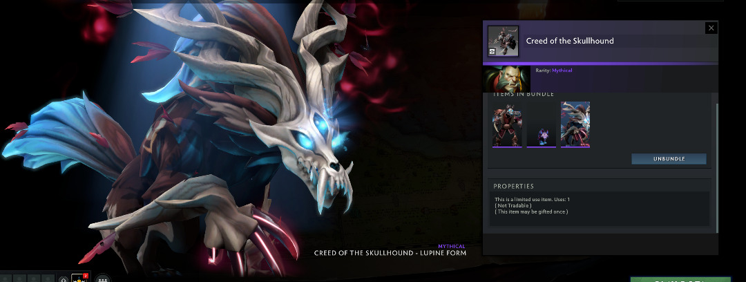 Dota 2 Lycan Collectors Cache, Video Gaming, Gaming Accessories, In ...