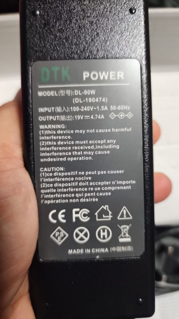 DTK Power Master Adaptor 90W DL-190474, Computers & Tech, Parts ...