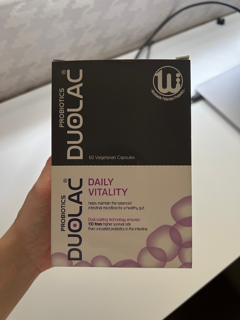 Duolac Daily Vitality Probiotic (37 sachets), Health & Nutrition ...