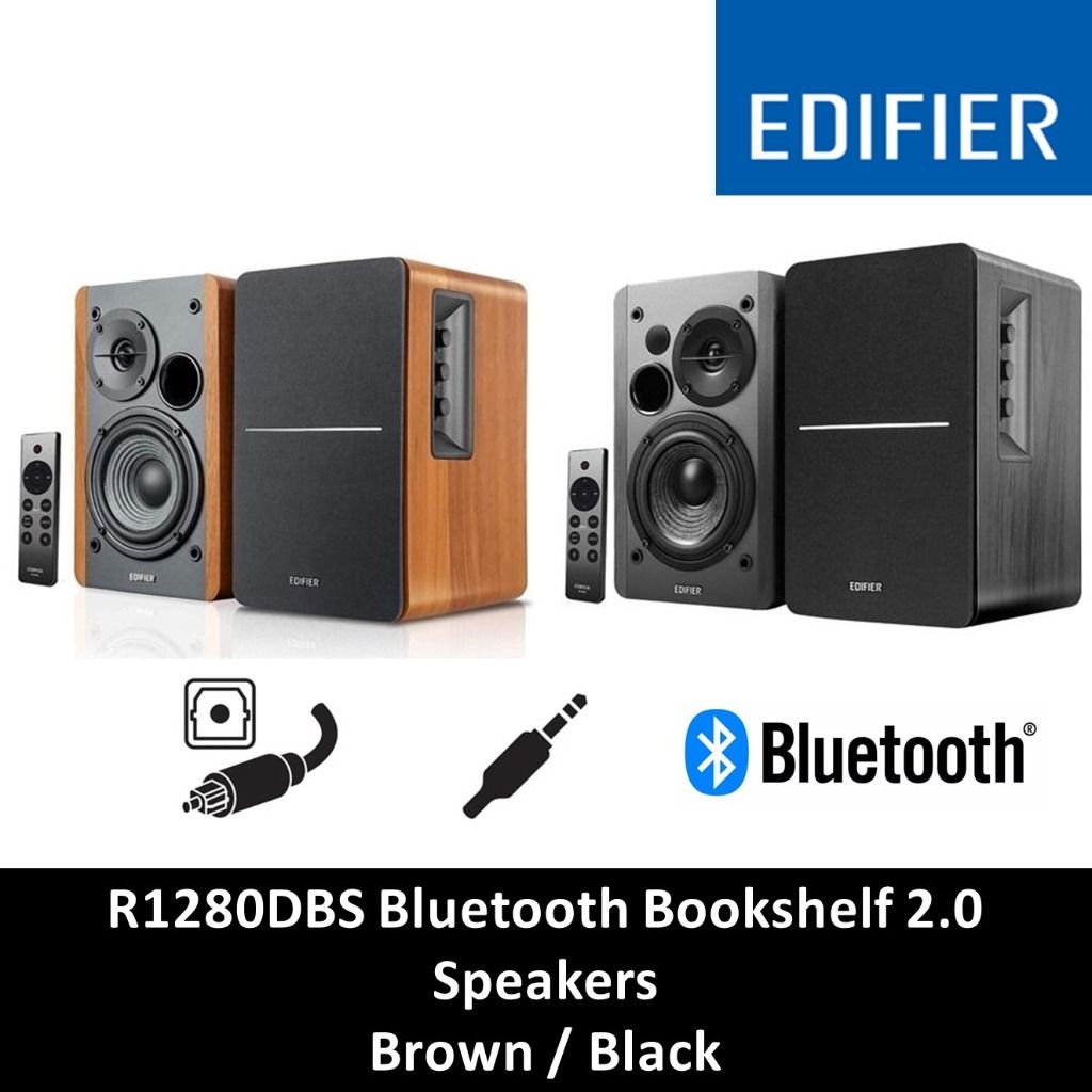 Edifier R1280DBs Bluetooth Bookshelf Speakers, Audio, Soundbars ...