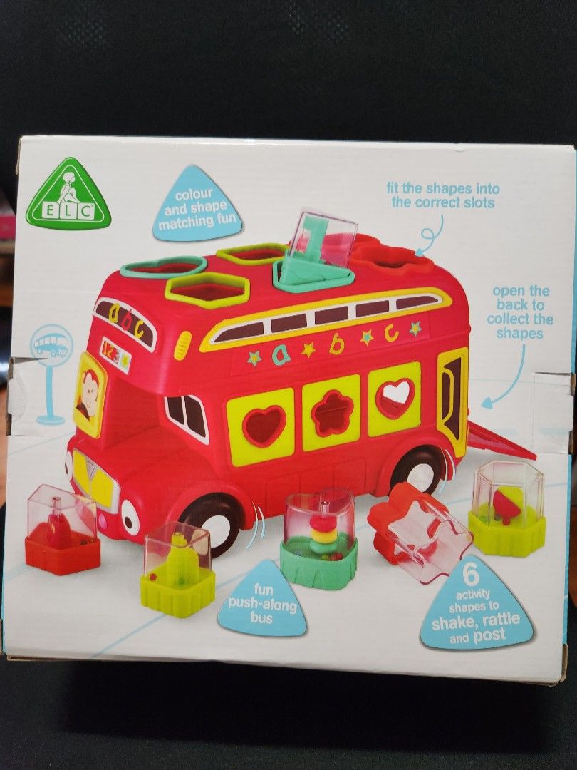 ELC Shape Sorting Bus, Hobbies & Toys, Toys & Games on Carousell