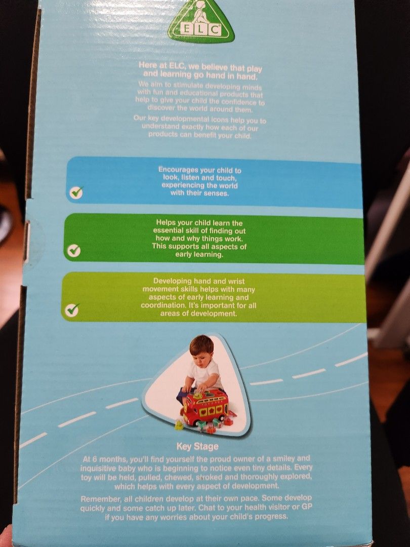 ELC Shape Sorting Bus, Hobbies & Toys, Toys & Games on Carousell