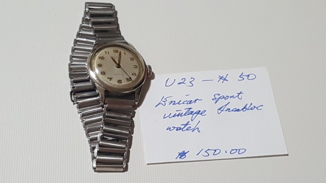 Enicar Sport Vintage Incabloc watch, Women's Fashion, Watches ...