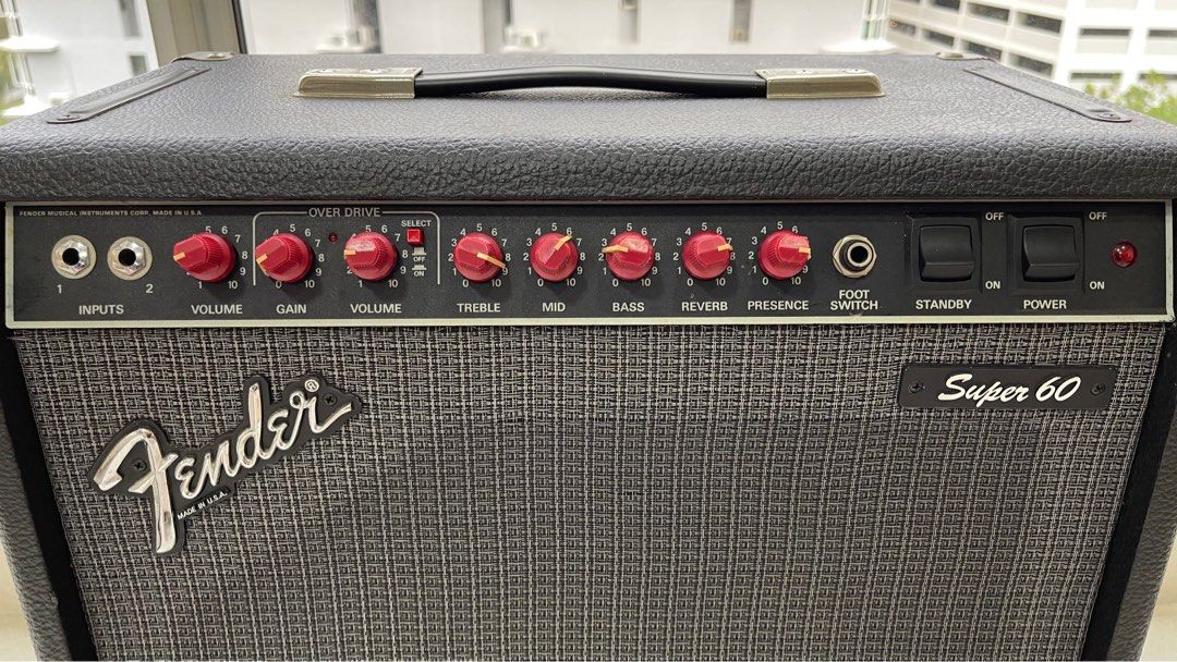 Fender Super 60 With Celestion Alnico Gold, Hobbies & Toys, Music ...