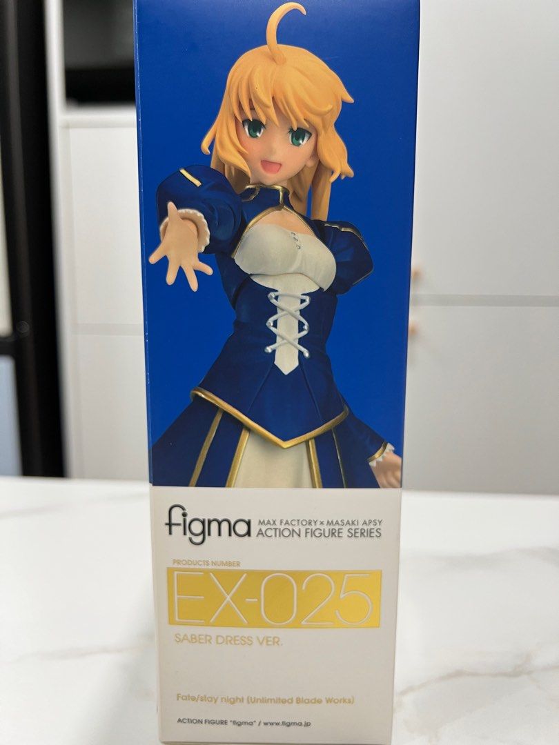 Figma EX 025 Saber Dress Ver Fate Stay Night Grand Order FGO, Hobbies ...