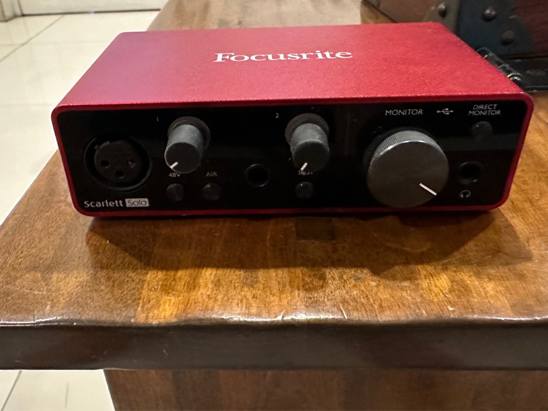 Focusrite Scarlett solo 3rd gen Audio Interface, Audio, Soundbars ...