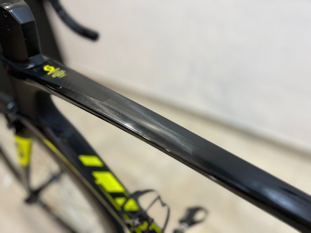 Frameset Scott Foil Rc Rims Brake With Original Scott Syncros Aero Carbon Integrated Handlebar