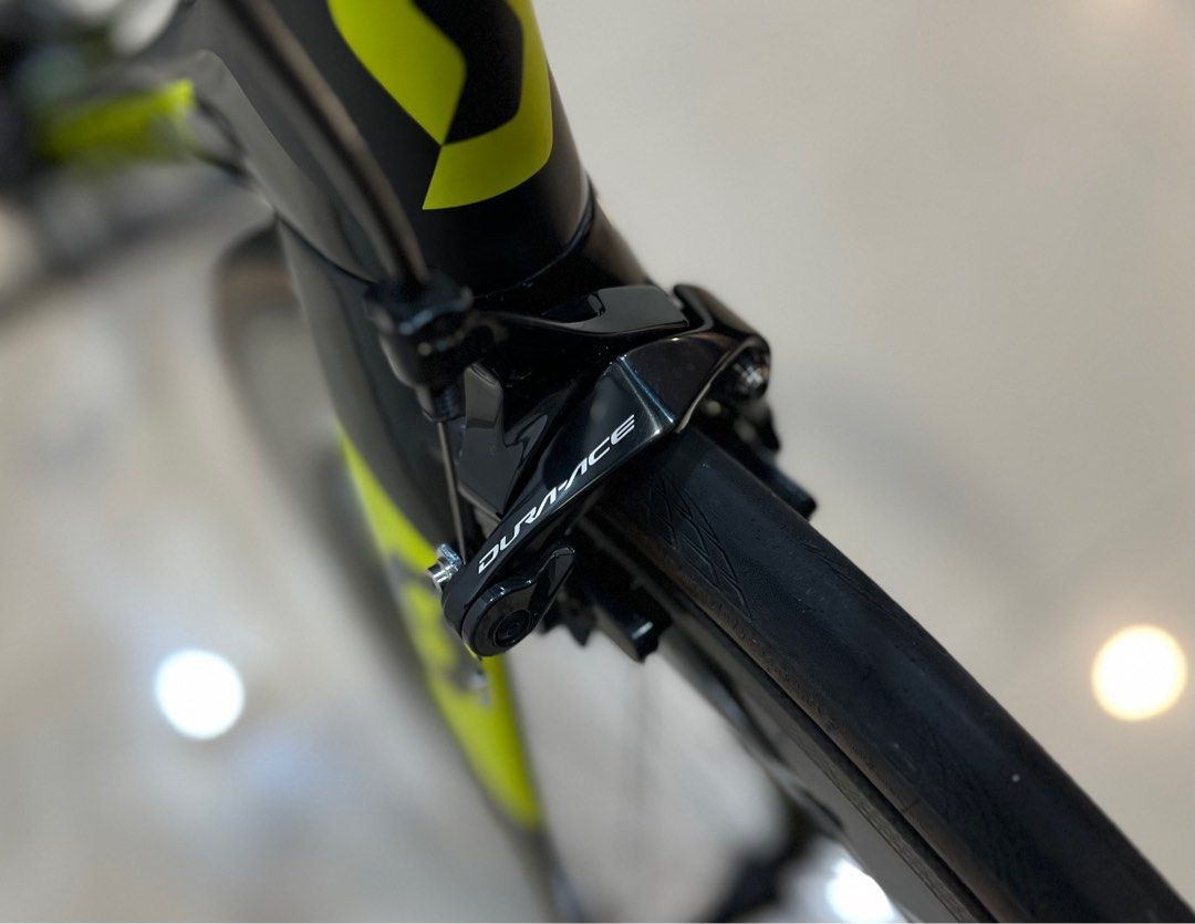 Frameset Scott Foil Rc Rims Brake With Original Scott Syncros Aero Carbon Integrated Handlebar
