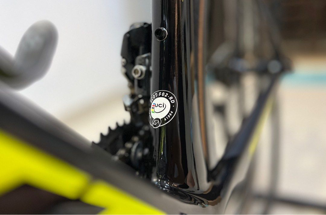Frameset Scott Foil Rc Rims Brake With Original Scott Syncros Aero Carbon Integrated Handlebar