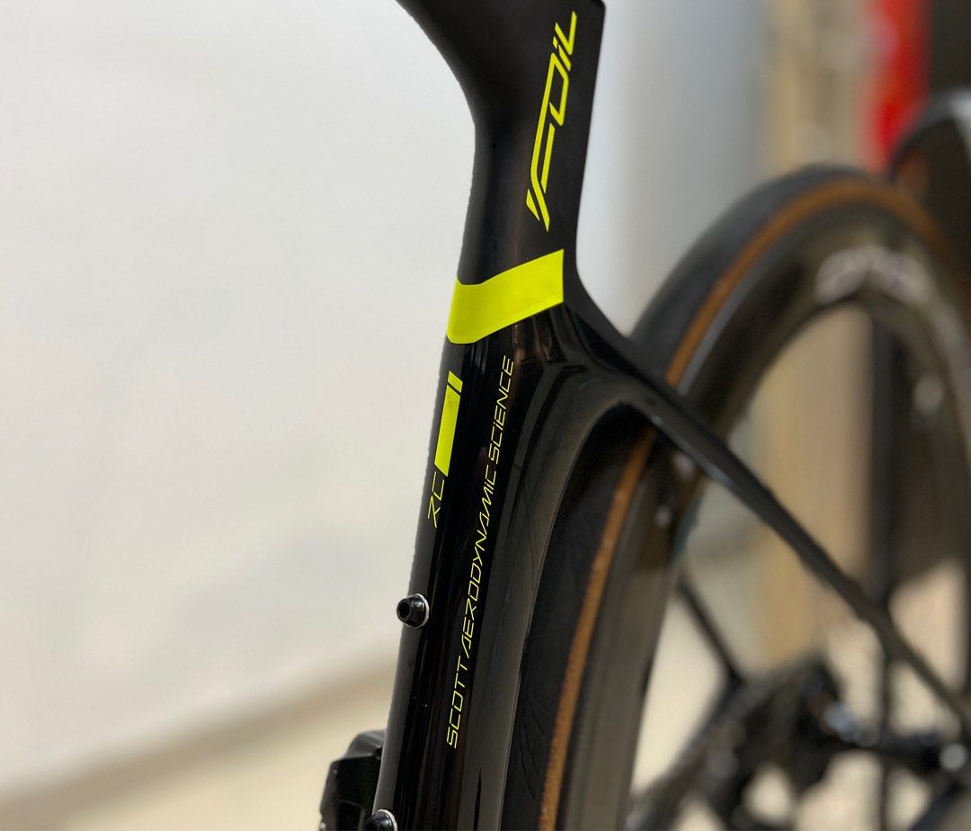 Frameset Scott Foil Rc Rims Brake With Original Scott Syncros Aero Carbon Integrated Handlebar