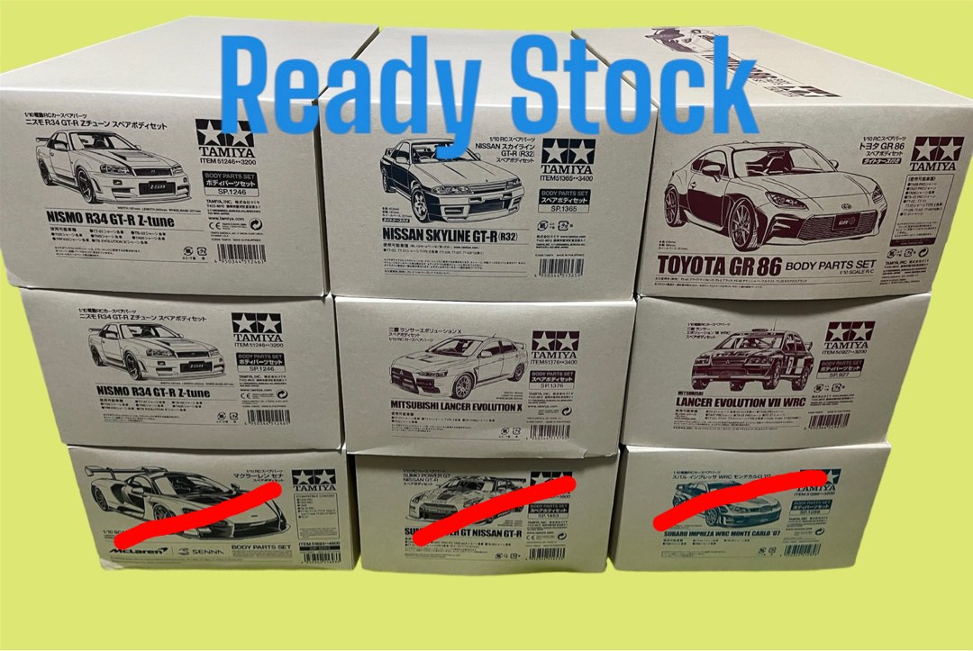 From $65 - Tamiya Body Ready Stocks - Bodyshells for 1/10 RC cars ...