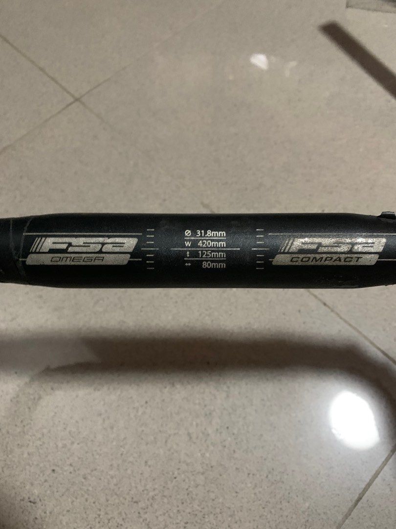 FSA Omega Compact Drop bar, Sports Equipment, Bicycles & Parts, Parts ...