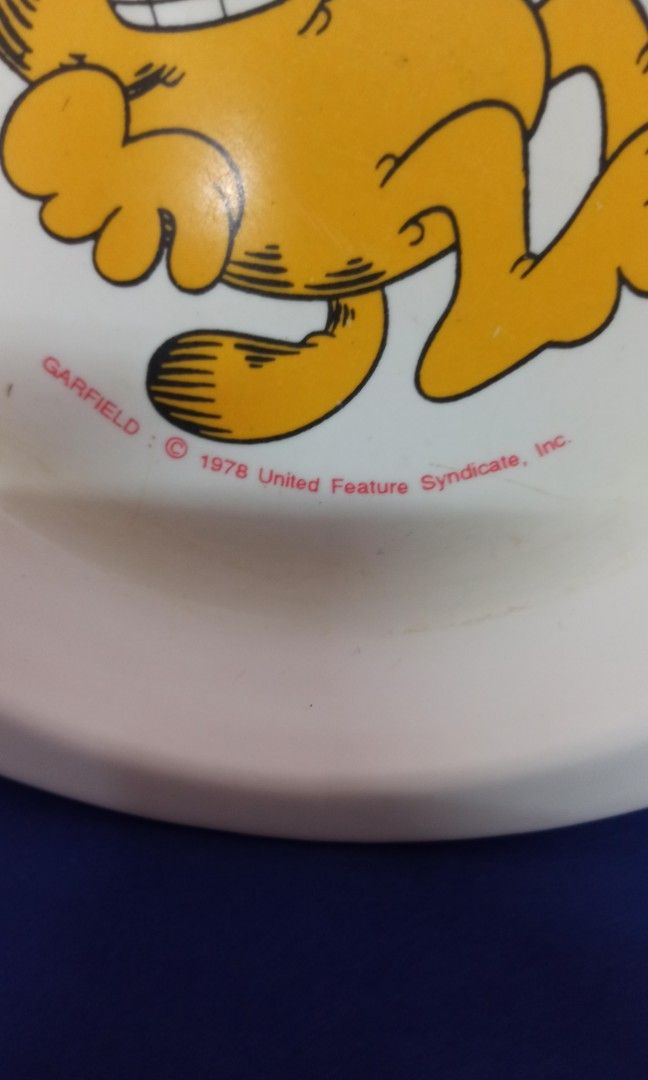 GARFIELD Vintage plastic plate 1978, Hobbies & Toys, Collectibles ...