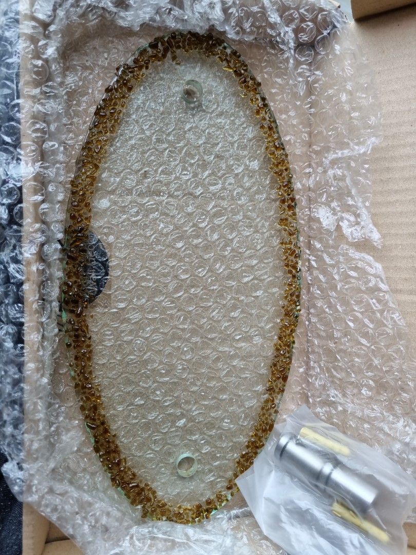 Glass Number Plate for door unit number, Furniture & Home Living ...