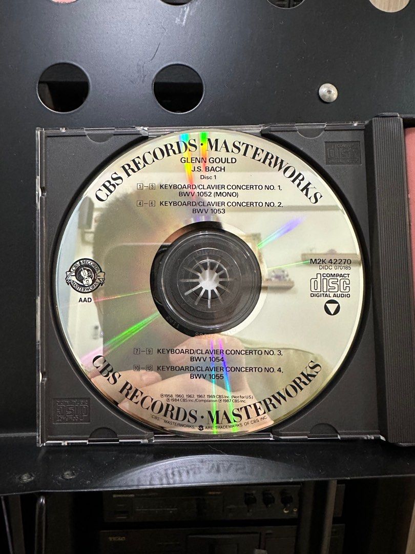 Glenn Could - Bach - The Concertos for Keyboard/Clavier & Strings - CD (Original Early Pressed ...